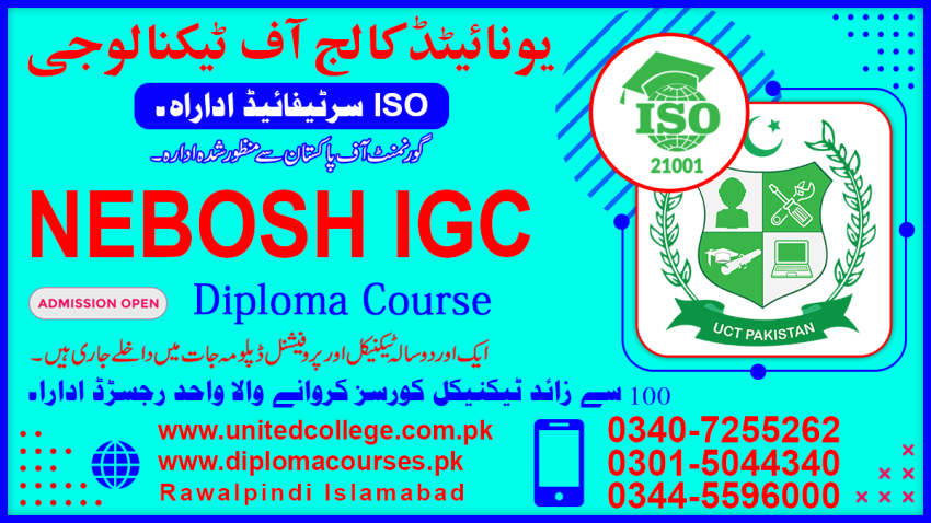 NEBOSH COURSE IN RAWALPINDI ISLAMABAD NEBOSH COURSE IN PAKISTAN 2023