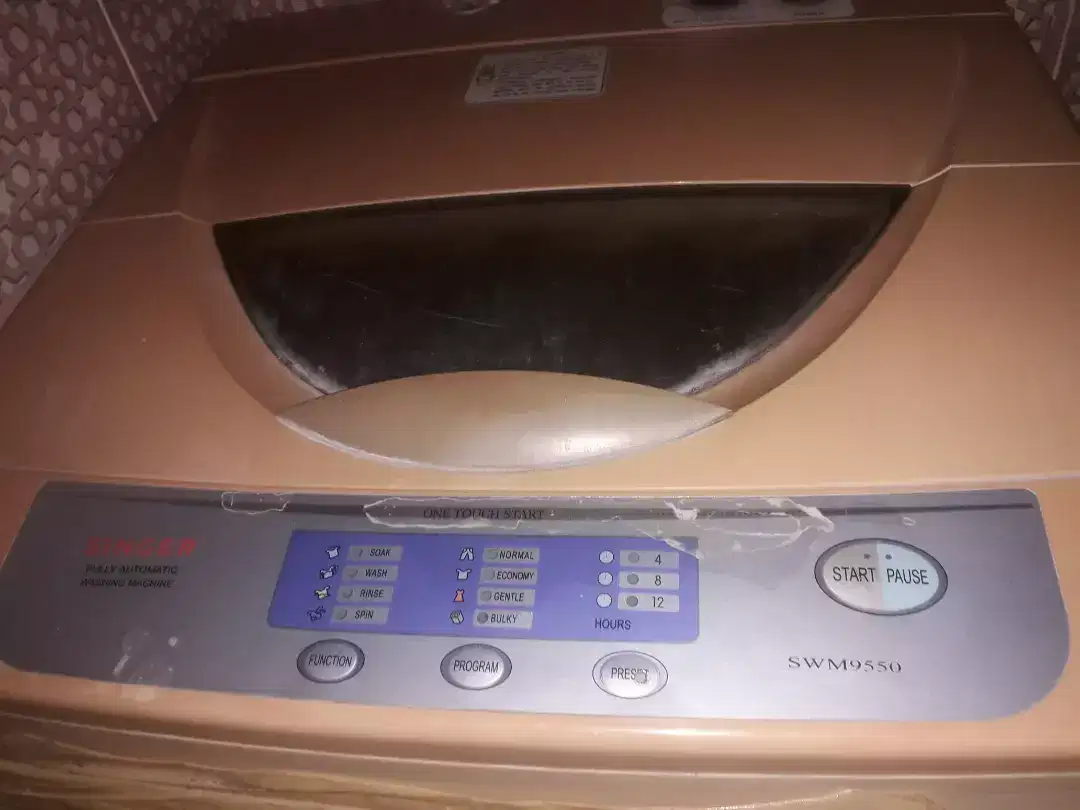 Washing machine of singer full automatic available for sale